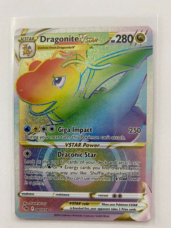 Pokemon Dragonite VStar 081/078 Pokemon Go EN | Kaufen auf Ricardo