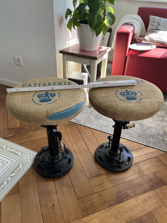 Hocker 2er-Set vintage industrial design (Gebraucht) in Weinfelden für CHF 130 – nur Abholung ...