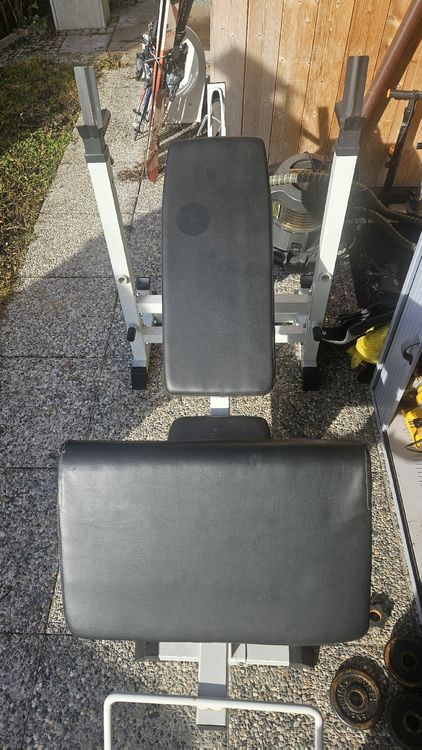 Weight Bench with Barbell - Home Gym Workout Set 💪 (Gebraucht) in ...