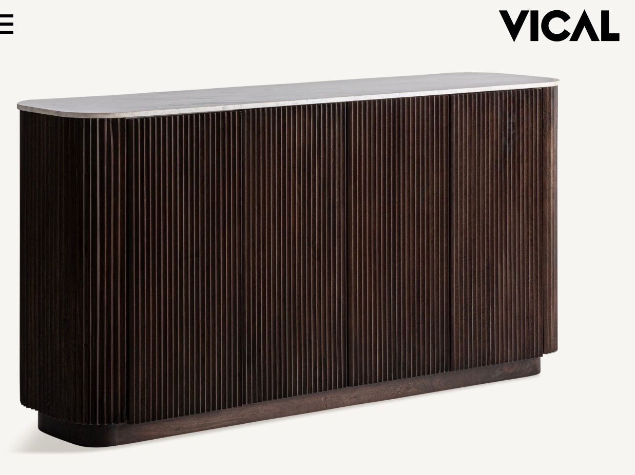 VICALHOME** 🖤🌿🖤🖤 KALEH SIDEBOARD (Neu und originalverpackt) in ...