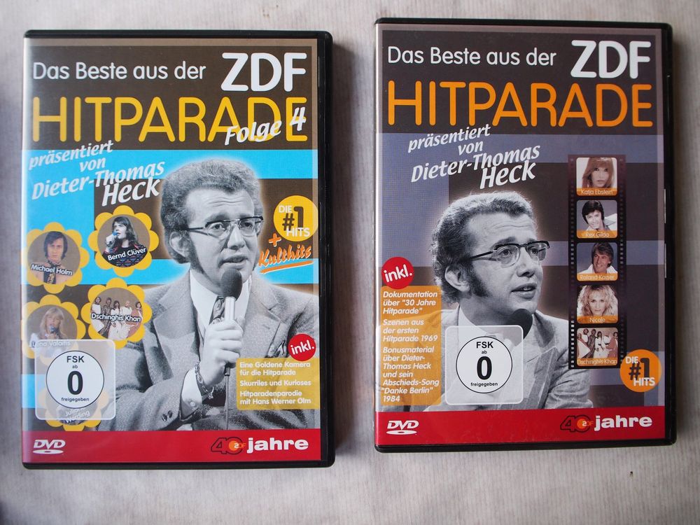 Die Kult-Box, 4 DVD, Dieter T. Heck, 40 Jahre ZDF Hitparade (Gebraucht ...