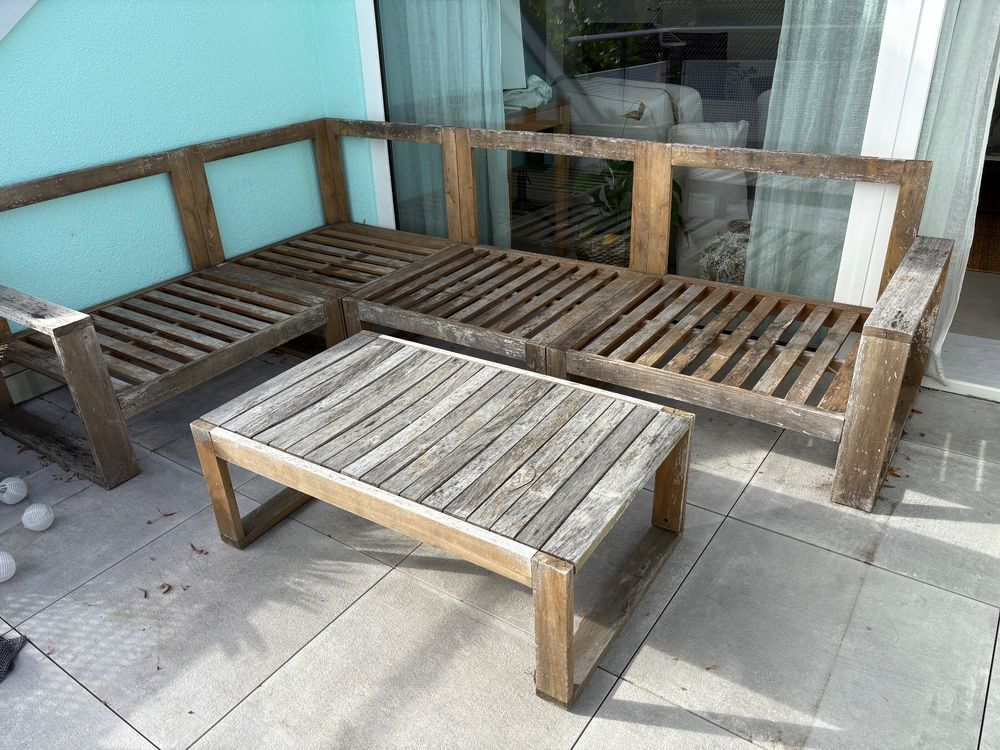 Gratis! Stark abgenutzt Holz Lounge für Hobby Handwerker (Gebraucht) in ...