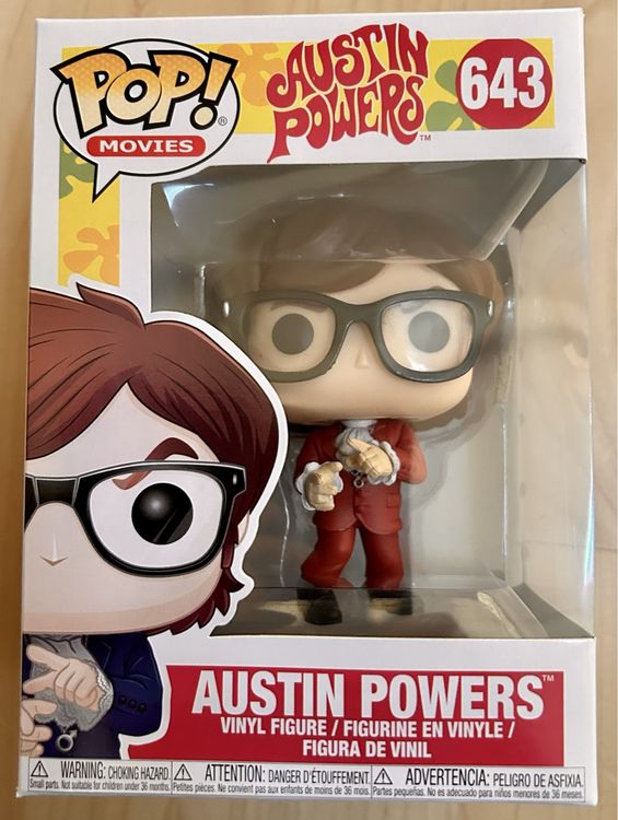 Funko POP! Austin Powers Figur (rote Version) (10 cm) (Neu und ...