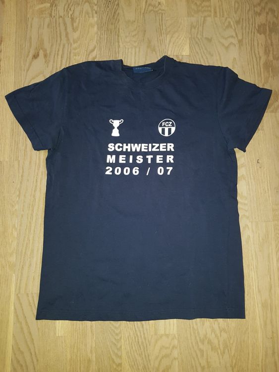offizielles FCZ Schweizer Meister Shirt 2006 / 07, Grösse L | Kaufen ...