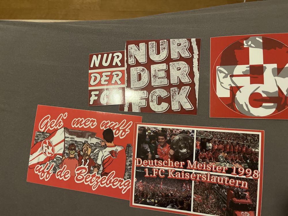 5x 1.FC Kaiserslautern Ultras Sticker (Neu (gemäss Beschreibung)) in ...