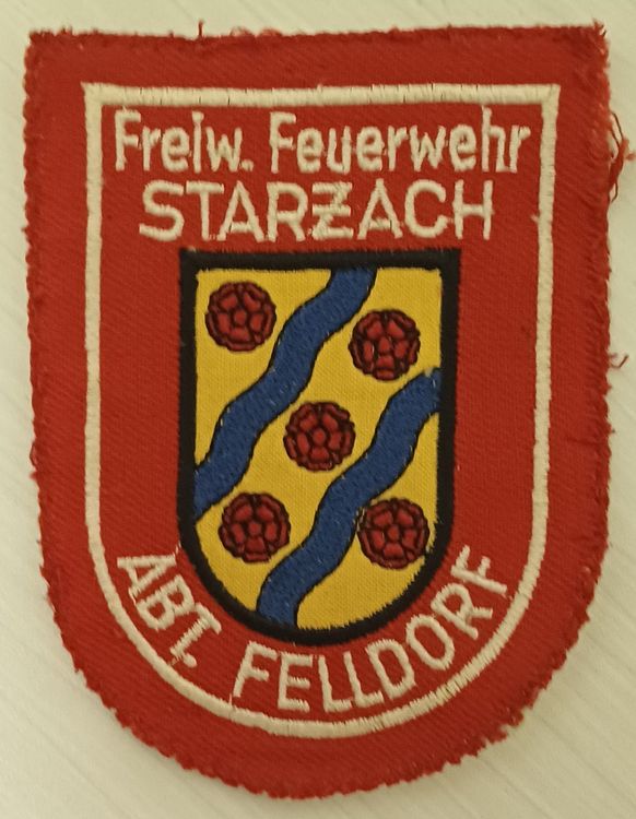 Ärmelabzeichen / Patch Feuerwehr Starzach Abt. Felldorf (Gebraucht) in Zürich für CHF 5 – mit ...