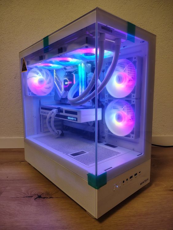 *White Build Gaming PC 12600K, RTX 3060 12GB, 1TB, 32GB RAM* (Neu ...