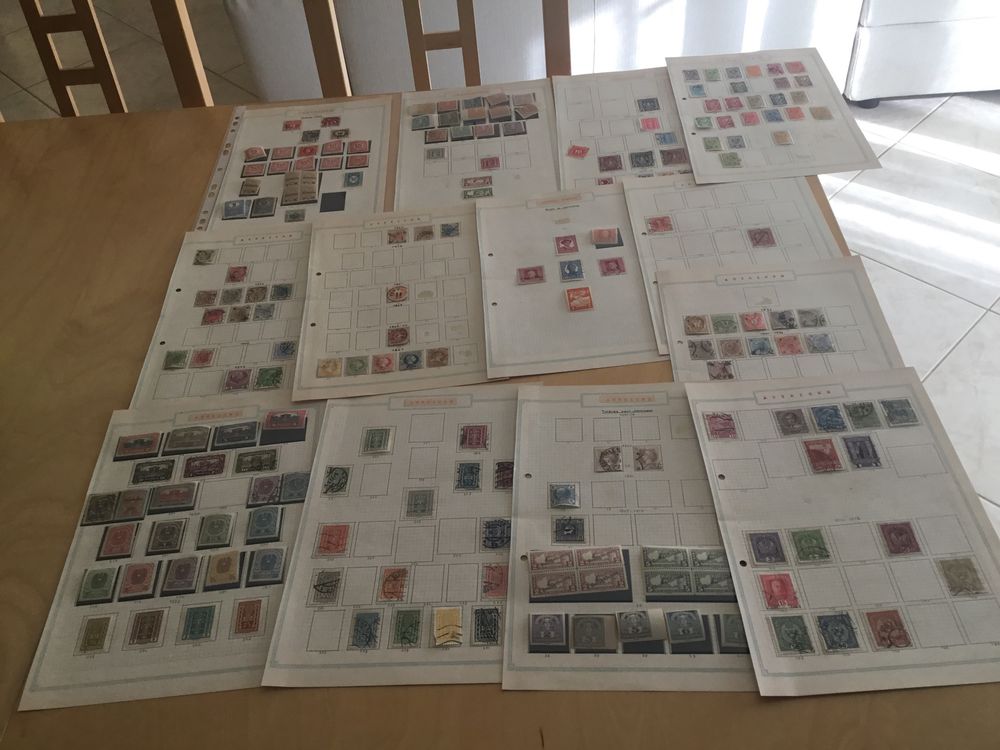 Uralte osterreiche briefmarken 1850/1920// 13 Blatt | Kaufen auf Ricardo