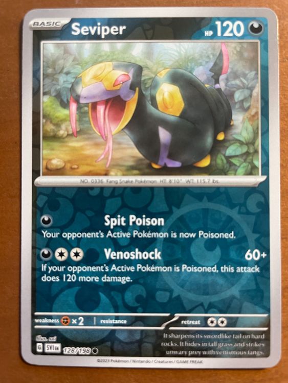 Pokemon Seviper Reverse (Versand gratis) (Neu (gemäss Beschreibung)) in ...