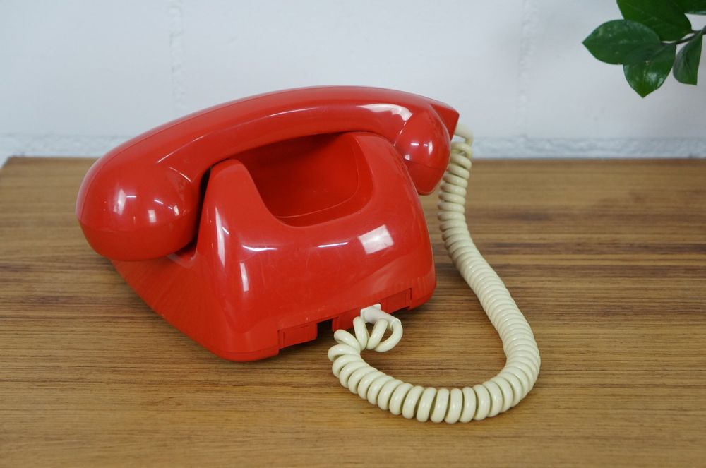 Vintage PTT Telefon Modell 70 NS rot 1970er/80er Jahre (Gebraucht) in ...