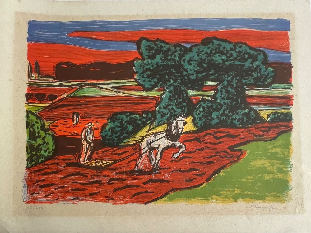 FRED STAUFFER (1892 -1980) Lithographie signiert | Kaufen auf Ricardo