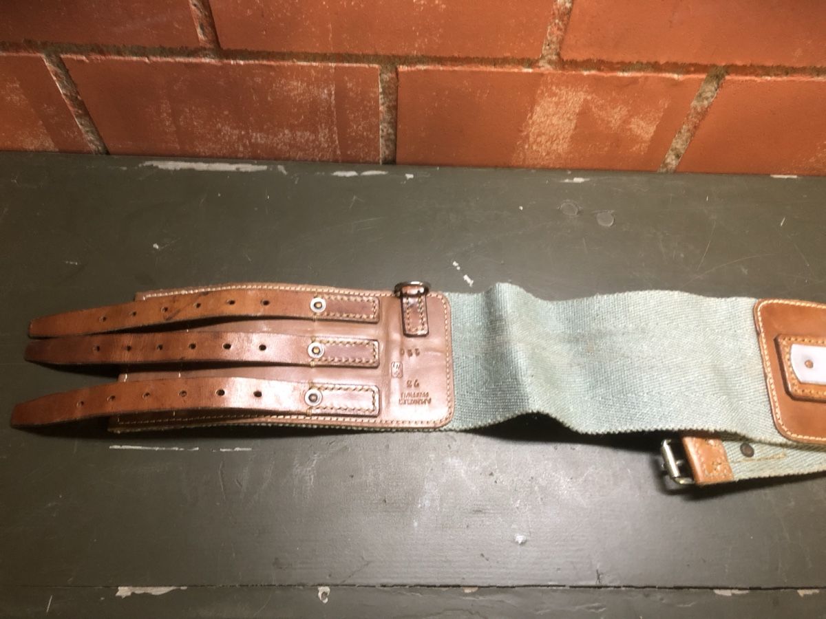 Schweizer Armee Luftschutz Zivilschutz Feuerwehr Gürtel Gurt (Gebraucht ...