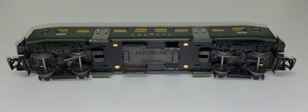 Märklin 4038 H0 SBB Personenwagen 2. Klasse Blechwagen OVP (Gebraucht ...