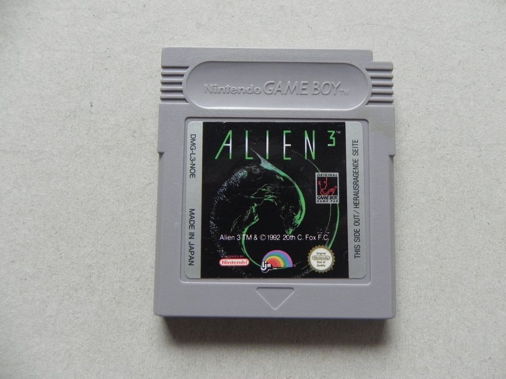 Nintendo Gameboy Game Boy HR Giger Horror Spiel Alien 3 (Gebraucht) in ...