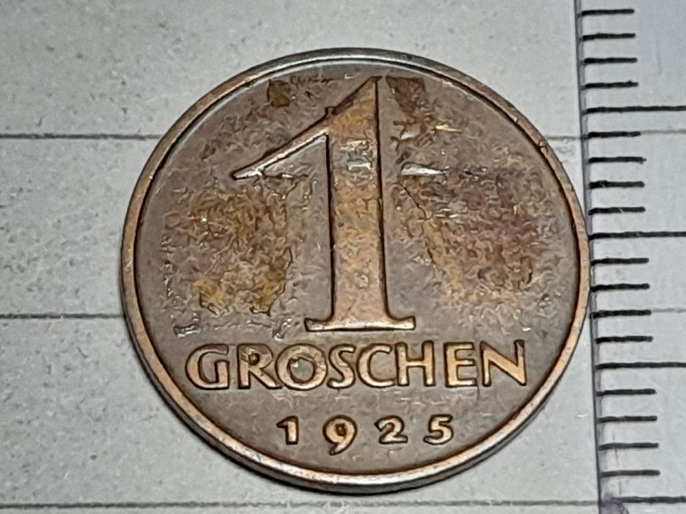 1 Groschen 1925 Österreich Erste Republik (Schilling) (Gebraucht) in ...