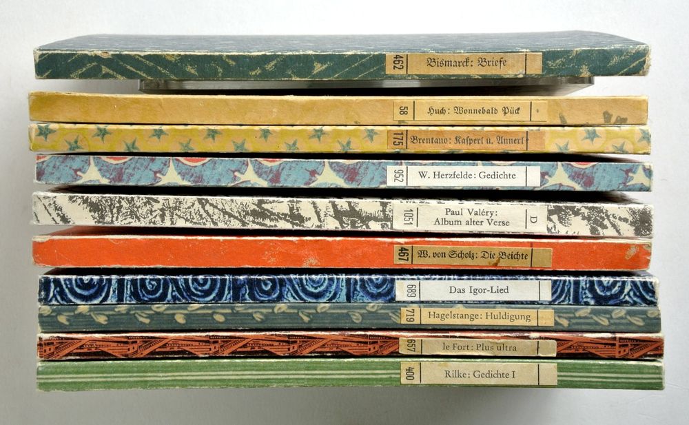 Insel-Bücherei, 10 Bände. Konvolut E. Insel-Verlag. (Gebraucht) in ...