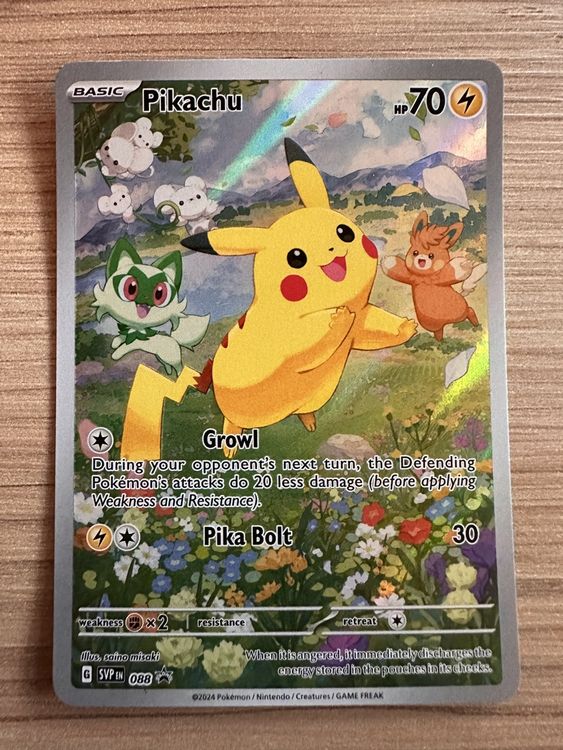 Pikachu Pokemon Karte Holo Promo SVp 088 (Neu (gemäss Beschreibung)) in ...