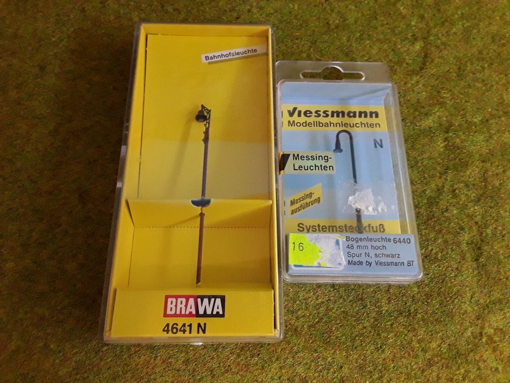 Brawa Bahnhofsleuchte ___ Viessmann Bogenleuchte ___ Spur N | Kaufen ...
