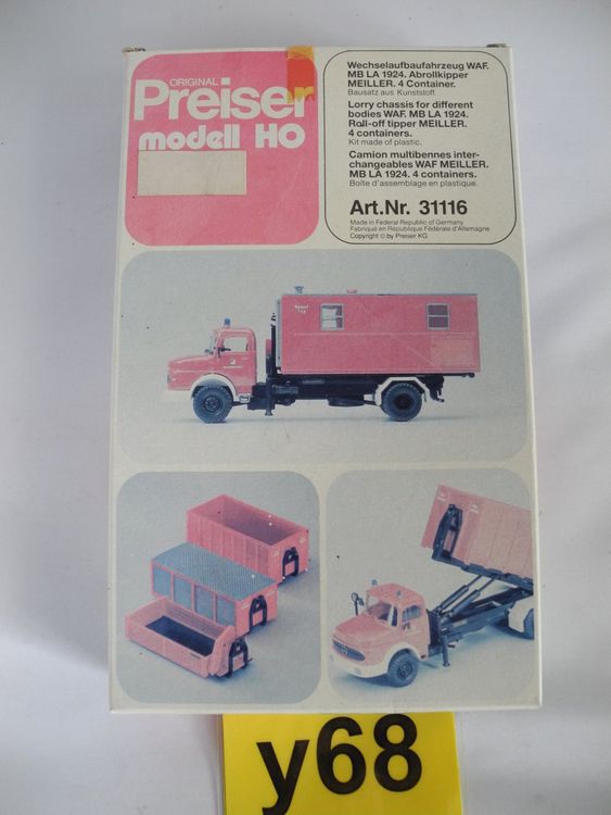 Preiser 31116 MB Truck, 1/87, Nr. y68 | Kaufen auf Ricardo