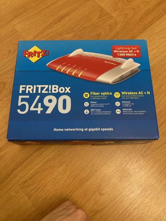 FRITZ!Box 5490 Gigabit WLAN Router (OVP) | Kaufen auf Ricardo