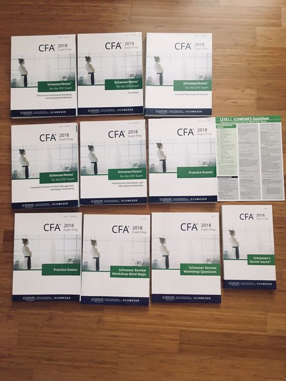 CFA Level 1 - 2018 - Schweser (Gebraucht) in Wettswil für CHF 4 – mit Lieferung auf Ricardo kaufen
