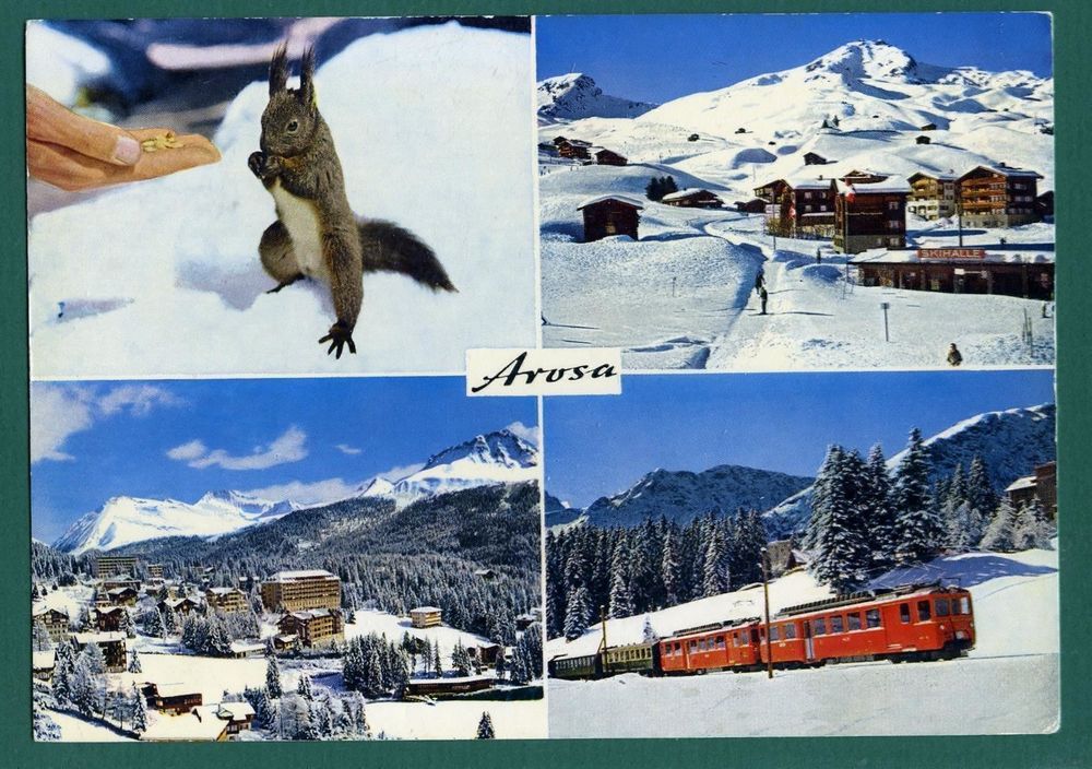 Arosa - Mehrbilderkarte, 1974 (Gebraucht) in Sargans für CHF 1 – mit Lieferung auf Ricardo kaufen
