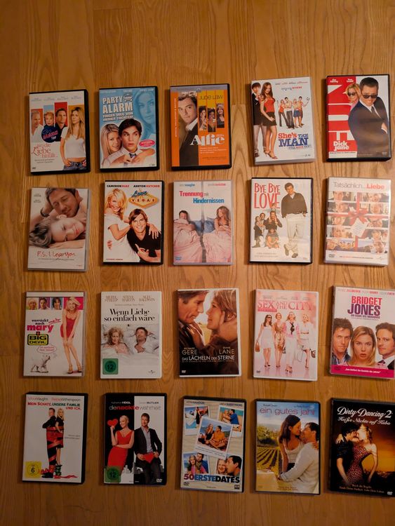Günstiges DVD-Paket: 20 romantische Komödien & Klassiker | Kaufen auf Ricardo