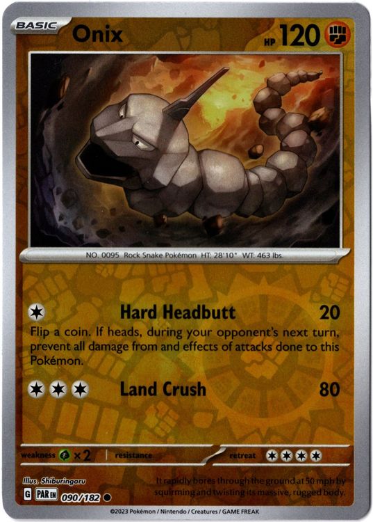 Paradox Rift Onix Reverse Holo 090/182 | Kaufen auf Ricardo