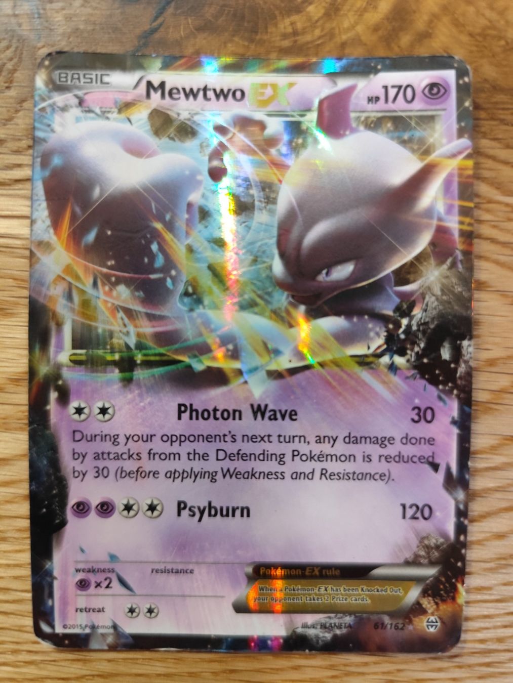Pokemon Mewtwo EX holo XY Breakthrough 2015 vintage (Gebraucht) in ...