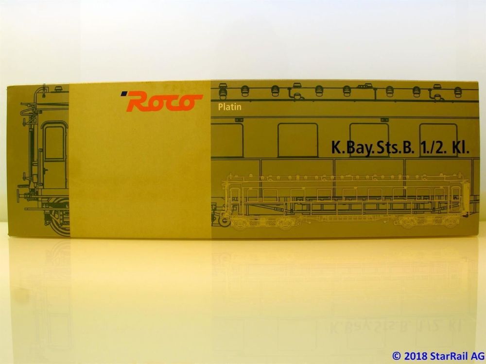 Roco 45580 K.Bay.Sts.B. Schnellzugwagen Typ ABBü1384 1./2. | Kaufen auf ...