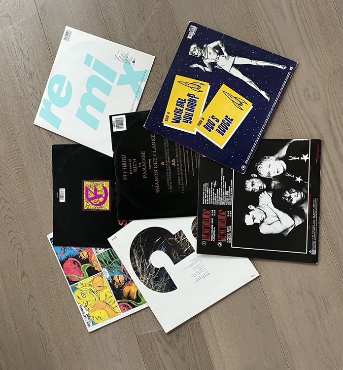 Ca. 160 Vinyl Singels 12“ und Alben aus den 80er & 90er (Gebraucht) in ...