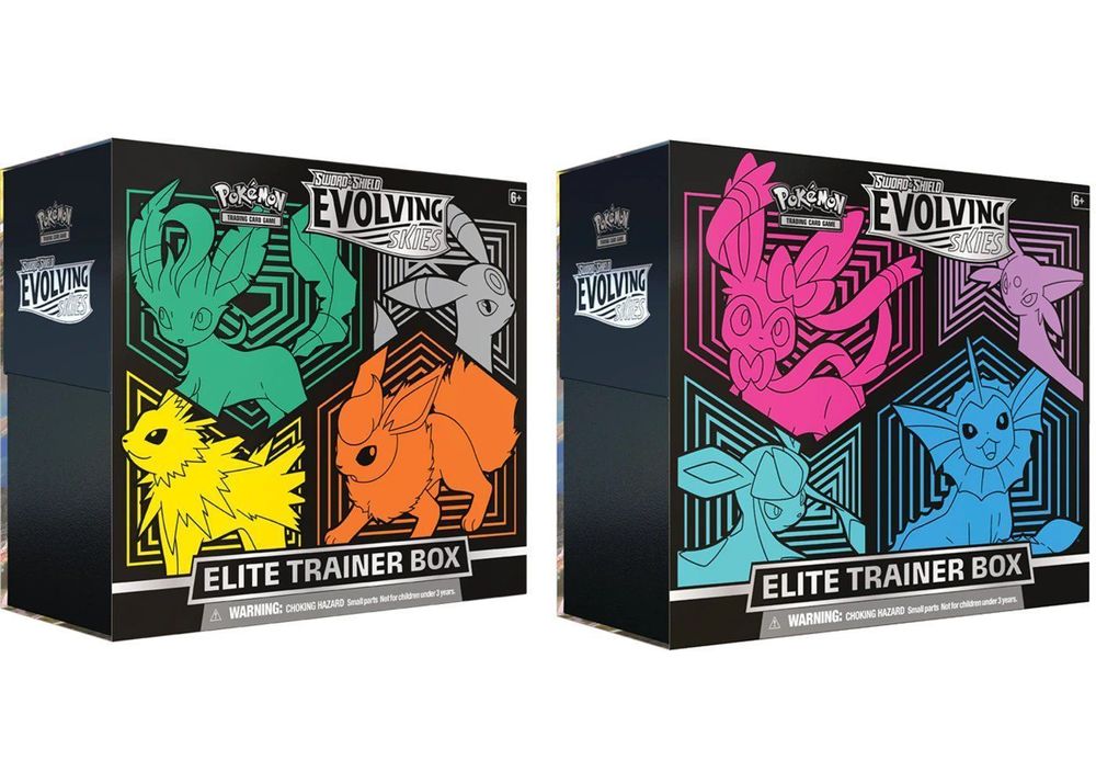 Evolving Skies Elite Trainer Box Set Eevee Evoli Set EN | Kaufen auf ...