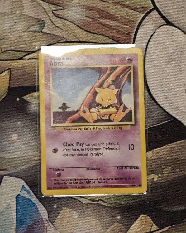Carte Pokémon Abra Vintage Française Nr. 63 set de base (Neu (gemäss ...