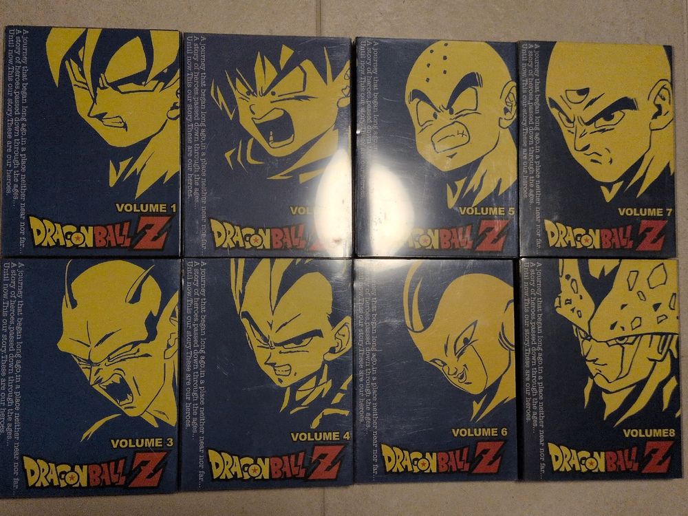 Dragon Ball Z DVD Volumes 1-8 / JP audio collector edition (Neu (gemäss ...