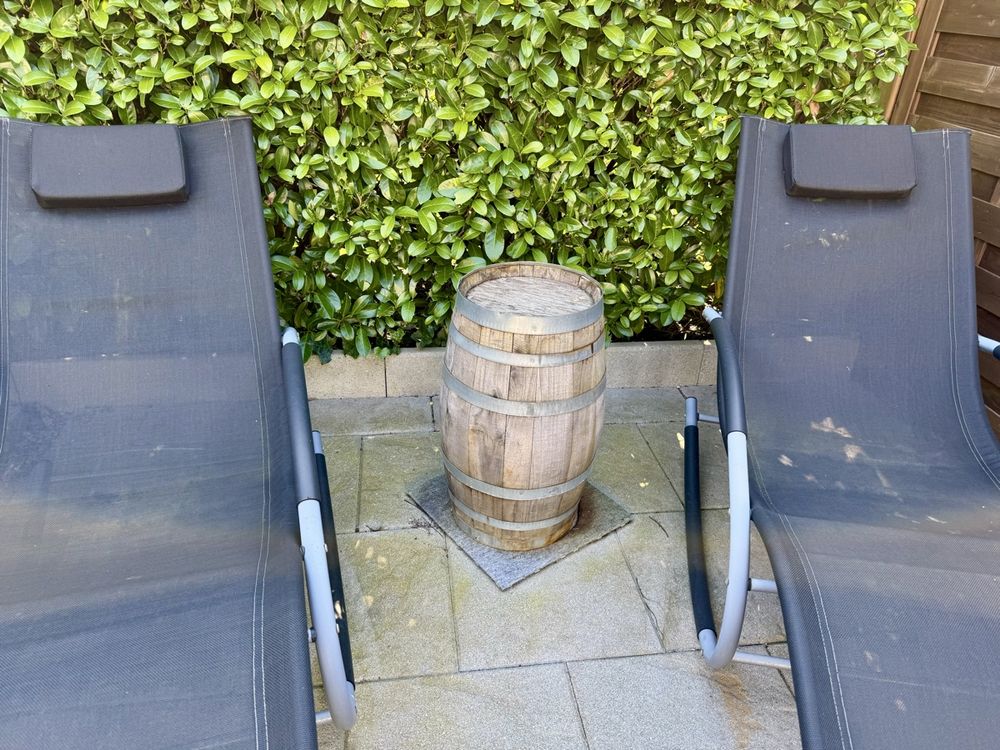 Weinfass als Deko, Beistelltisch 60x30cm Garten (Gebraucht) in Rothrist ...