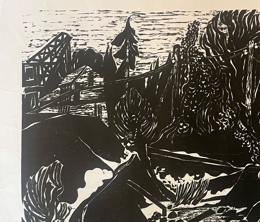 Heinz Keller (1928-2019) Holzschnitt Handsigniert (Gebraucht) in Hochdorf für CHF 15 – mit ...