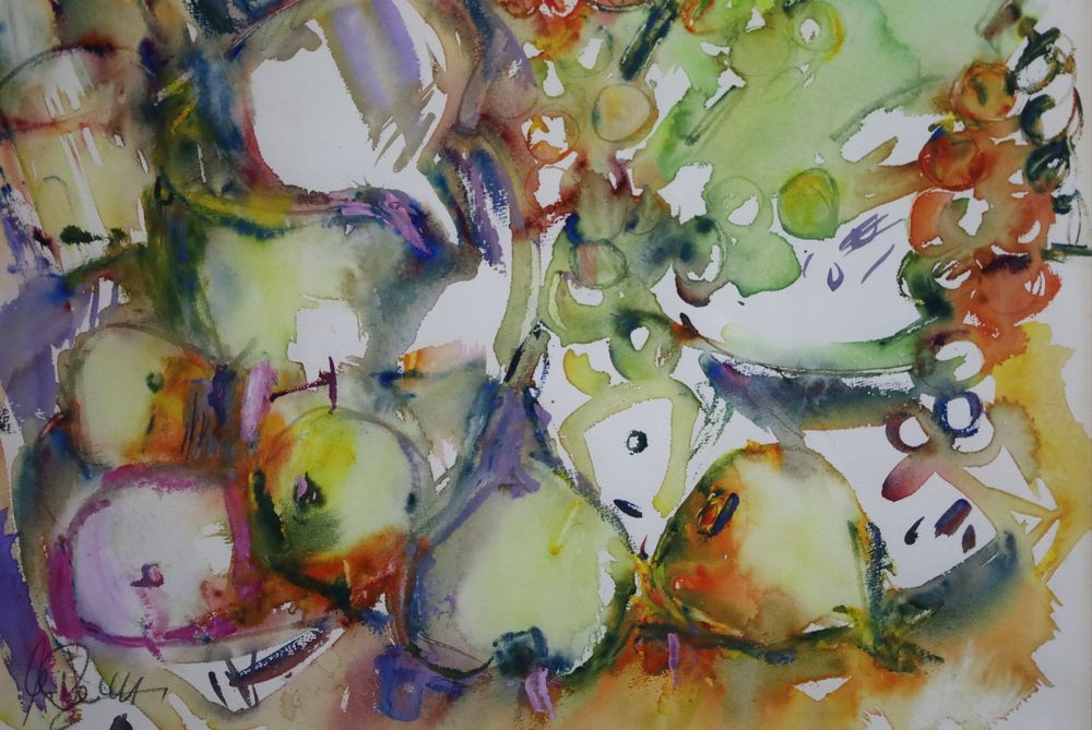 Erika Rauschning 1923-2015, Aquarell/Stillleben, signiert | Kaufen auf ...