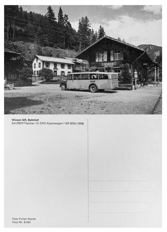 Wiesen GR Davos Landwasser Graubünden Postauto Saurer 1C CRD (Neu (gemäss Beschreibung)) in Bern ...