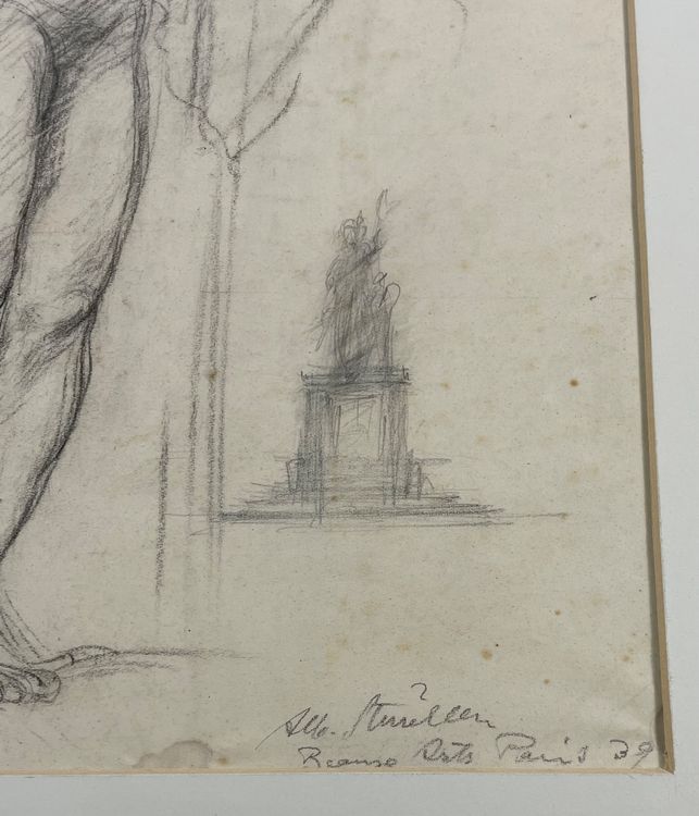 Stehender Frauenakt Zeichnung unleserlich Signiert (Gebraucht) in Root für CHF 20 – mit ...