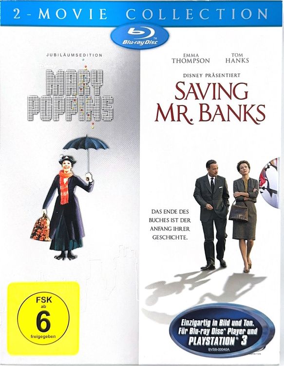 MARY POPPINS-SAVING MR.BANKS 2 FILMS BLU-RAY (Gebraucht) in Zürich für ...