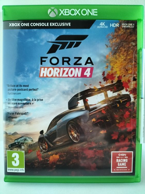 FORZA Horizon 4 (XBox One) (Gebraucht) in für CHF 20 – mit Lieferung ...
