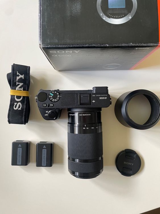 Sony alpha 6500 mit Objektiv (Gebraucht) in Zürich für CHF 900 – mit Lieferung auf Ricardo kaufen