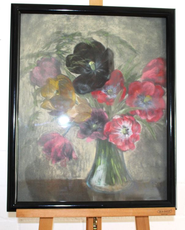 Gemälde "farbiger Blumenstrauss" gerahmt (Gebraucht) in Volketswil für CHF 15 – mit Lieferung ...