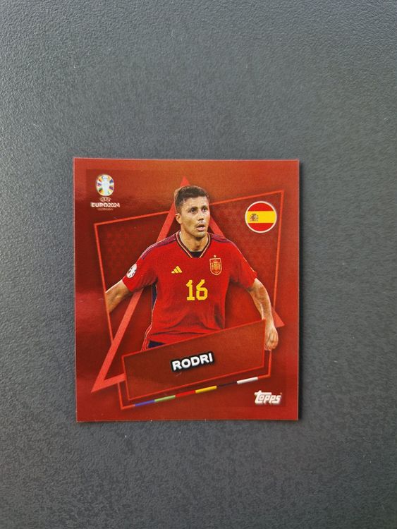 Topps UEFA Euros 2024 Sticker ESP SP RODRI | Kaufen auf Ricardo