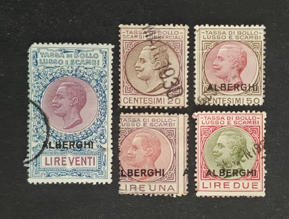 Italien -Tassa Di Bollo - Alberghi, Ovpt. LoT gestempelt | Kaufen auf ...