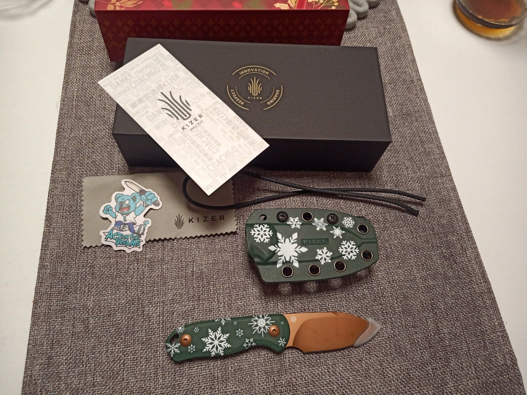 Kizer Drop Bear Fix Xmas Limited Edition (Neu und originalverpackt) in ...