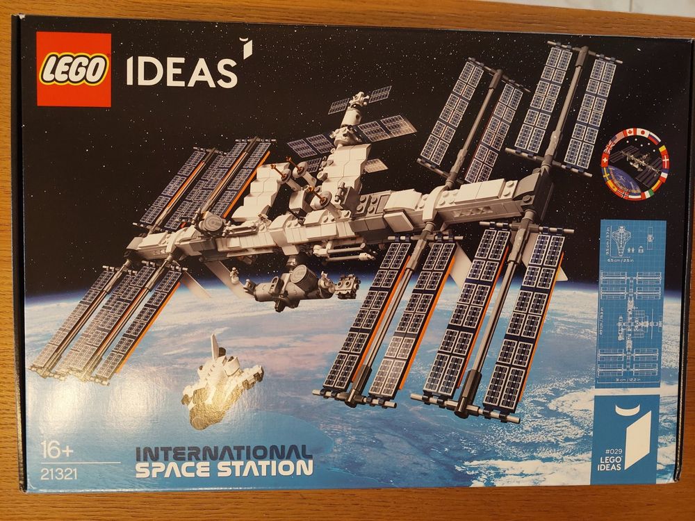 Lego Ideas 21321 ISS Weltraum Nasa Esa Astronauten - ovp (Neu und ...