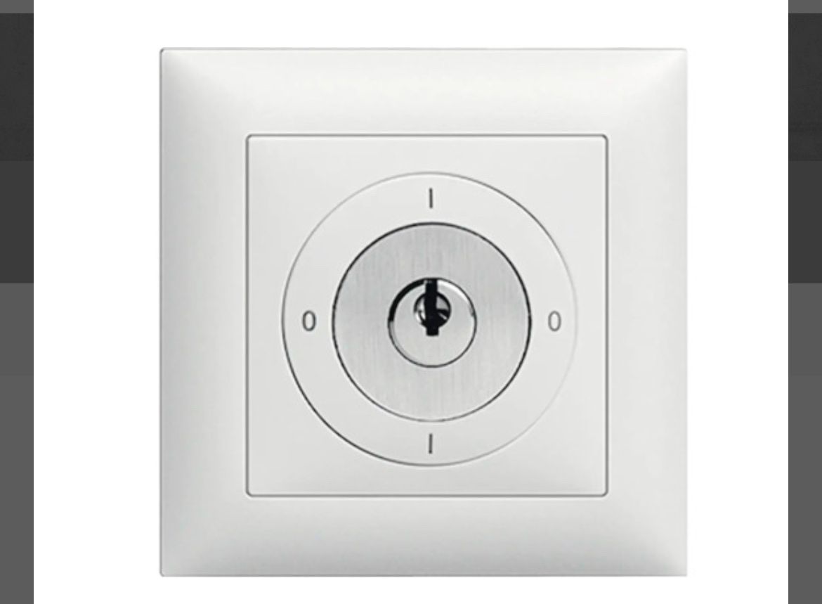 Schlüsselschalter Feller Edizio Due , neu & komplett! (Neu und ...