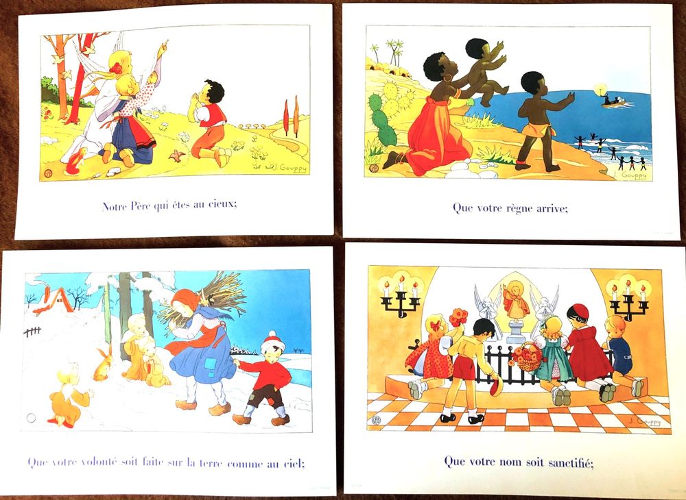 8 tableaux "L'Oraison dominicale" le Pater Noster en images | Kaufen ...