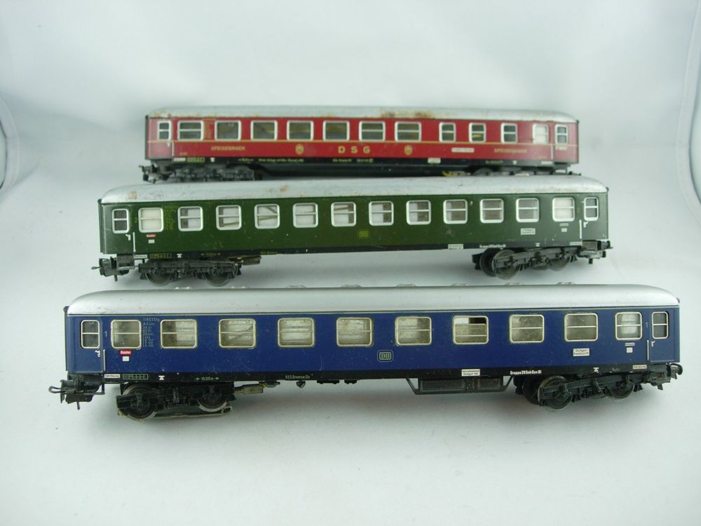 Märklin H0 D-Zug der 60er Jahre mit Licht: 4024, 4022, 4027 | Kaufen auf Ricardo